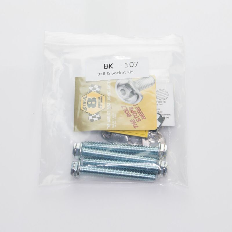 Kooks Locking Ball and Socket Bolt Kit (2 Bolts/2 Nuts/Locking Hardwar ...